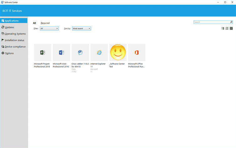Installing BCIT software on BCIT computers - BCIT