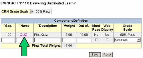 Using The Grade Book - BCIT