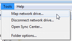 Mapping a Drive Letter to a Network Folder - BCIT