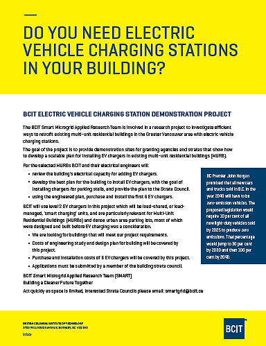 Electric Vehicle Infrastructure - BCIT