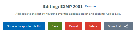 Creating an App List in AppsAnywhere - BCIT
