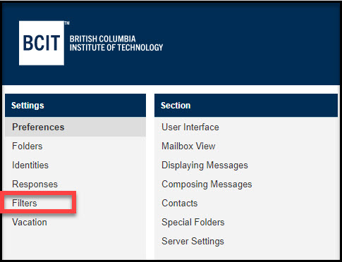 Forwarding your myBCIT Email - BCIT