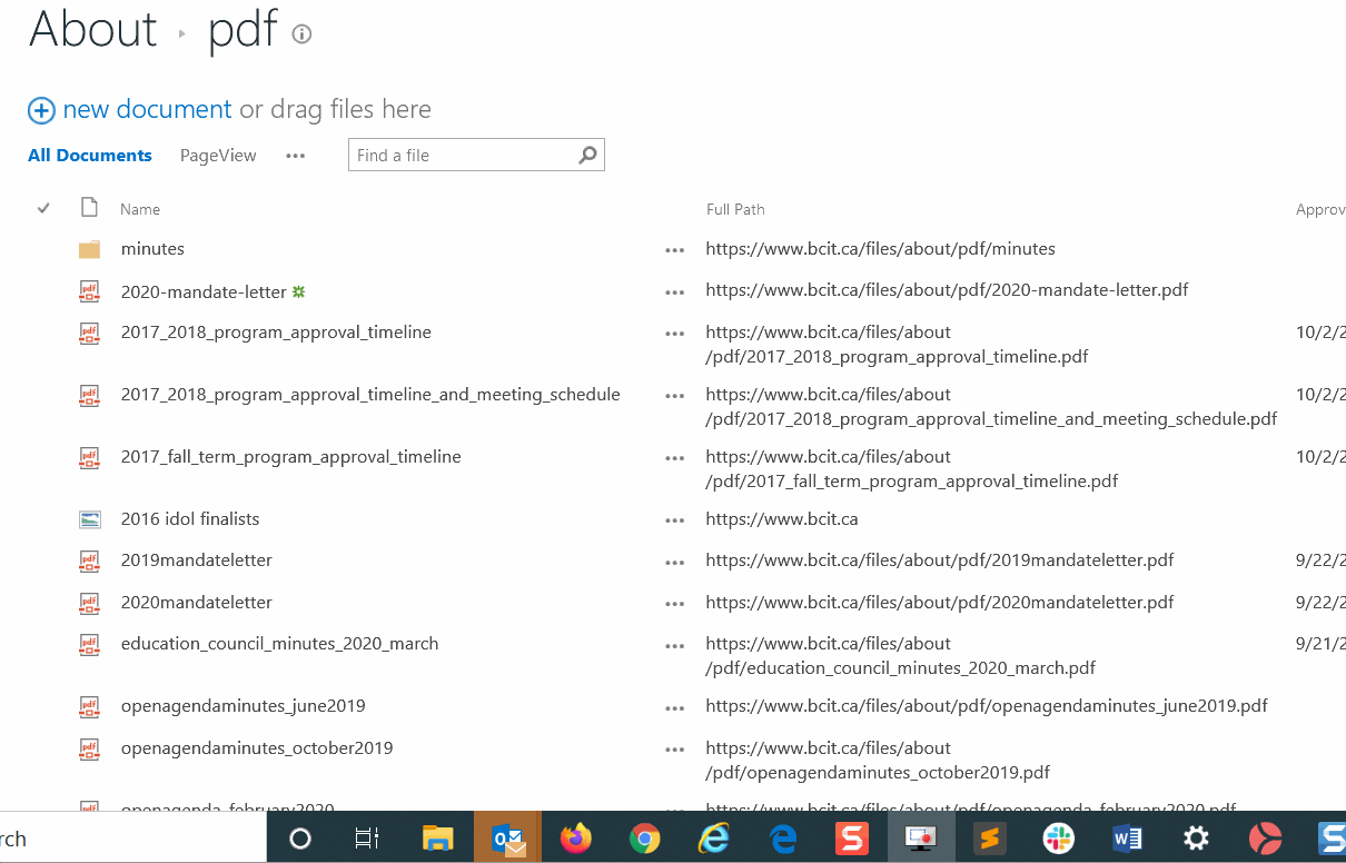 Managing PDFs and Other Documents for the BCIT Public Website - BCIT