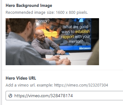 Embedding Background Video in Page Headers in Public Web WordPress - BCIT