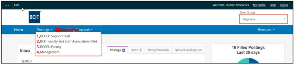 Creating a Posting in PeopleAdmin - BCIT