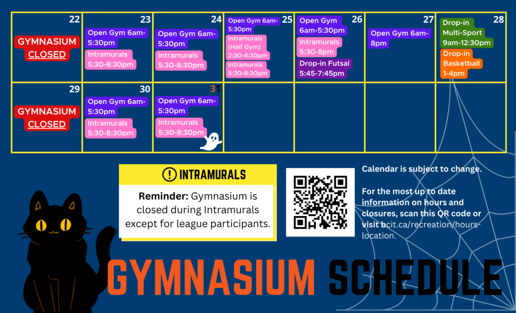 Hours & Location - BCIT