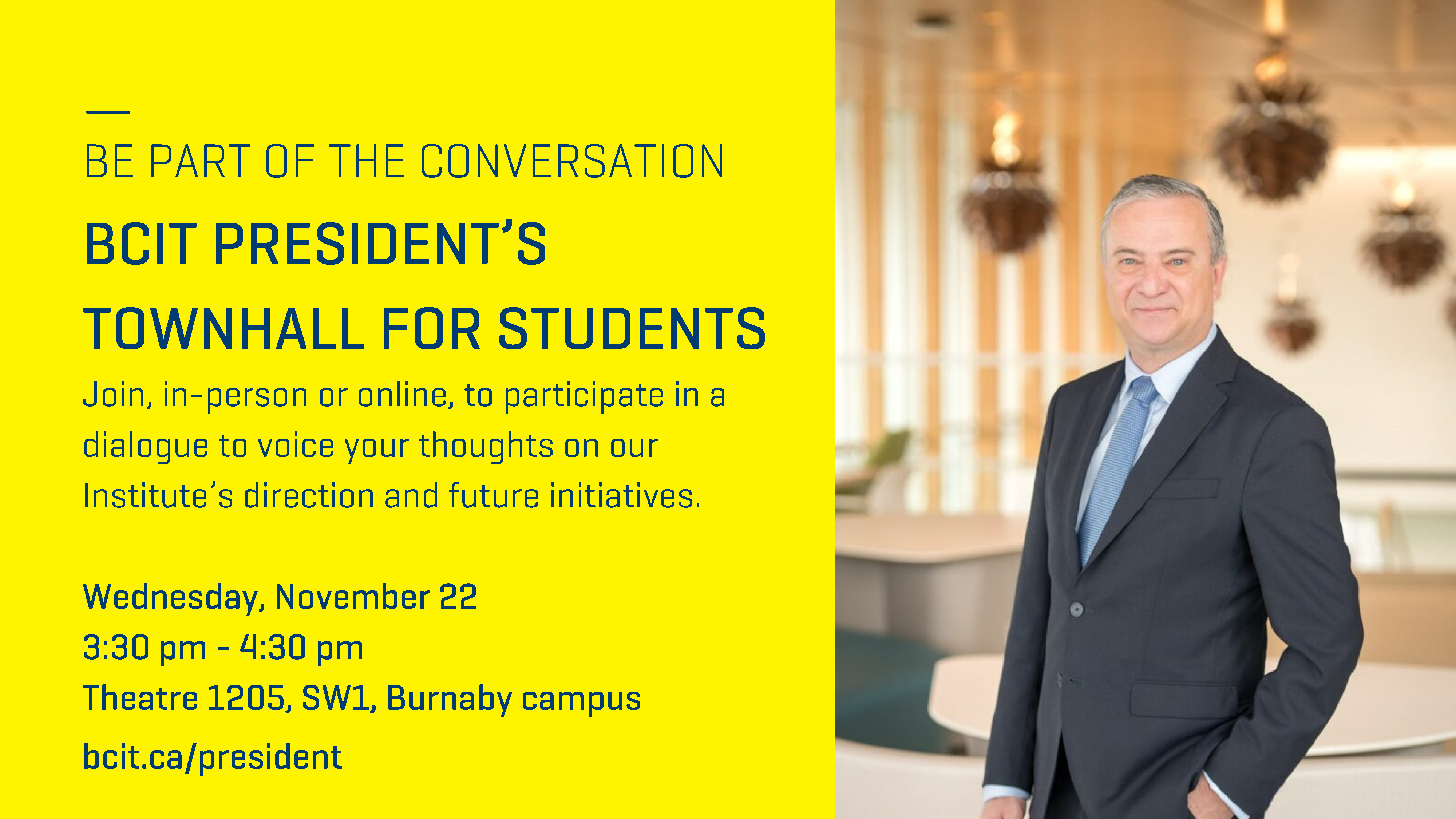 From the President - BCIT