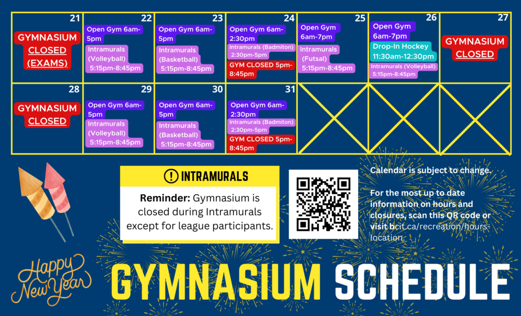 Hours & Location - BCIT
