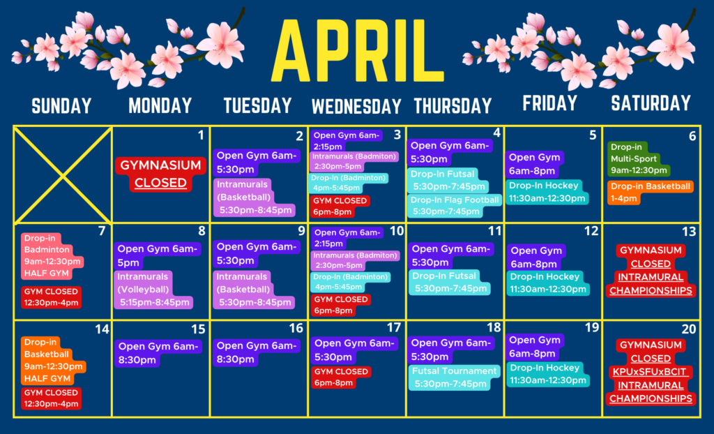 Hours & Location - BCIT