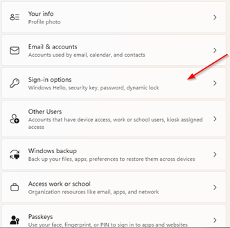 Enabling Windows Hello sign in features - BCIT