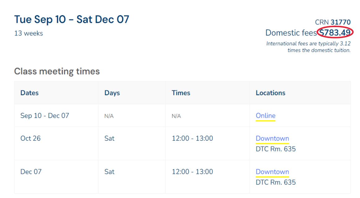 International Fees - BCIT