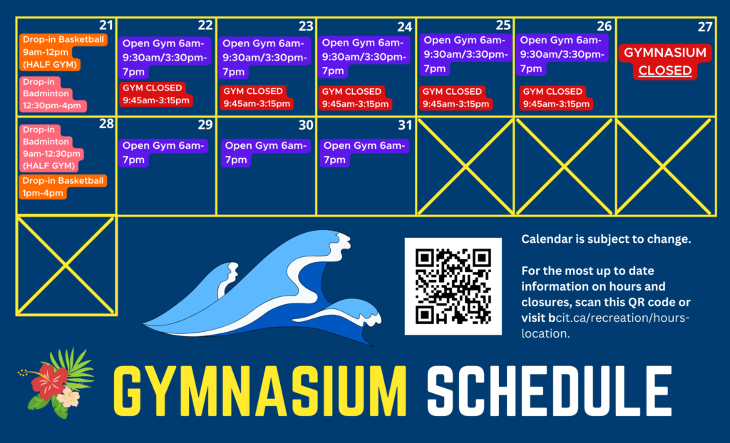 Hours & Location - BCIT