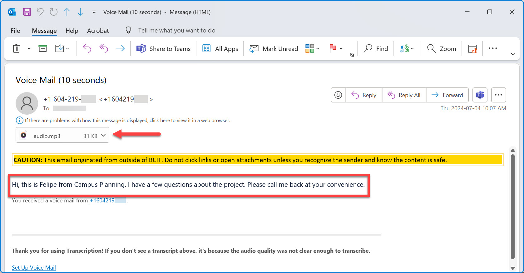 Using Microsoft Teams Phone features for Windows & Mac - BCIT