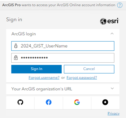 Accessing ArcGIS Pro with a Named User License - BCIT