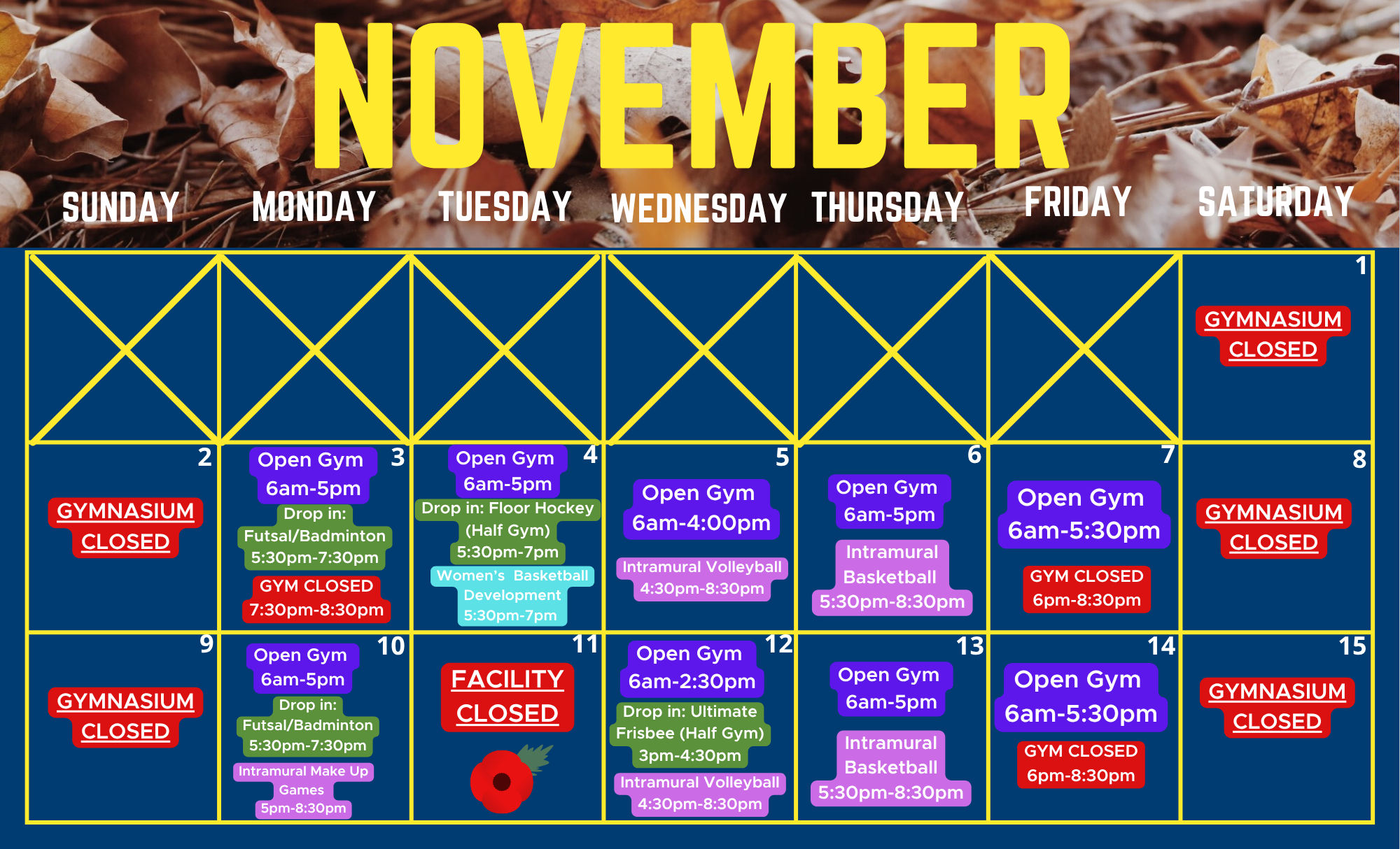 Hours & Location - BCIT